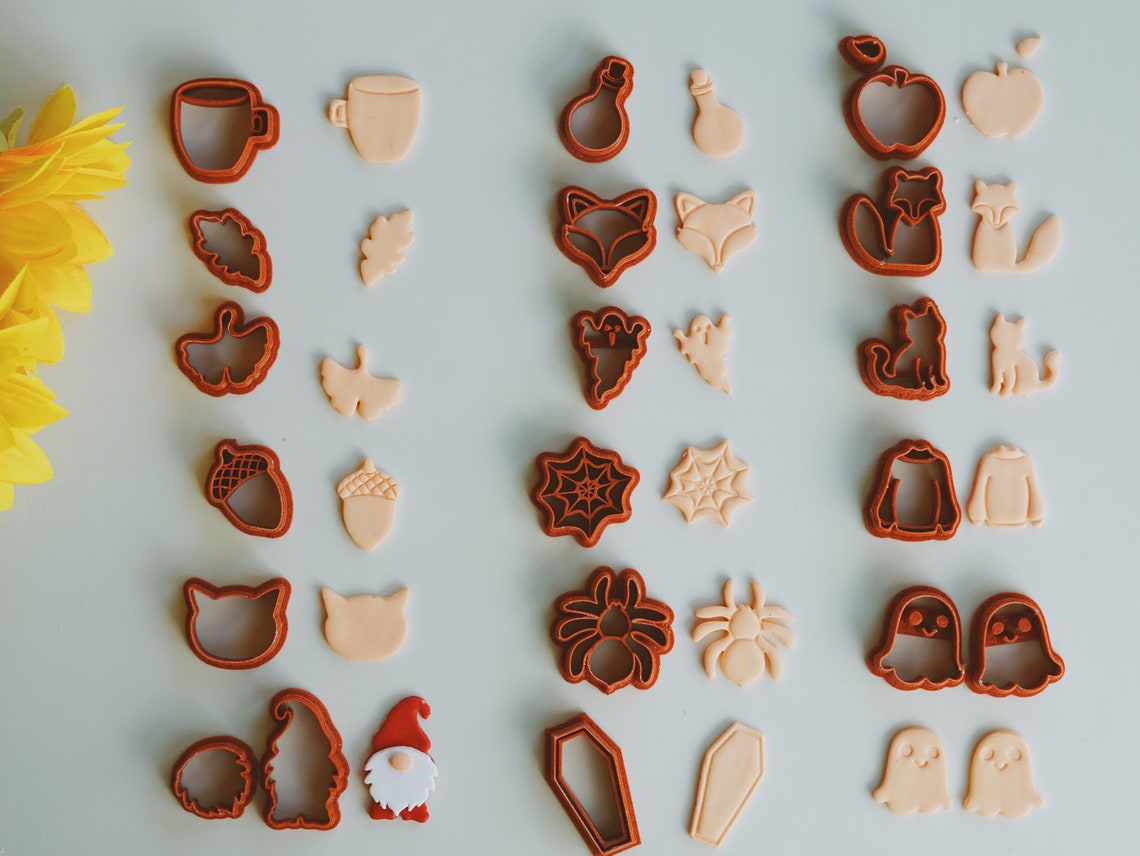 Fox Face Clay Cutter Fox Clay Earring Cutter embossing - Etsy