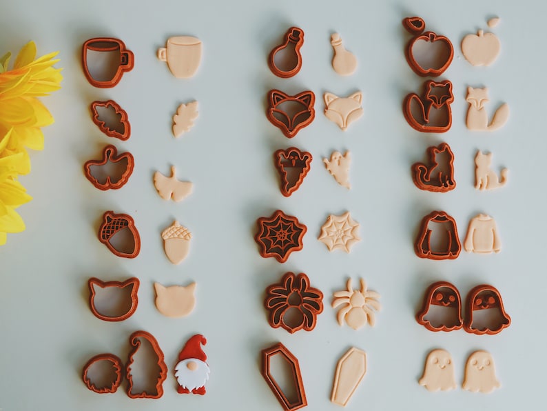 Fox Face Clay Cutter Fox Clay Earring Cutter embossing - Etsy