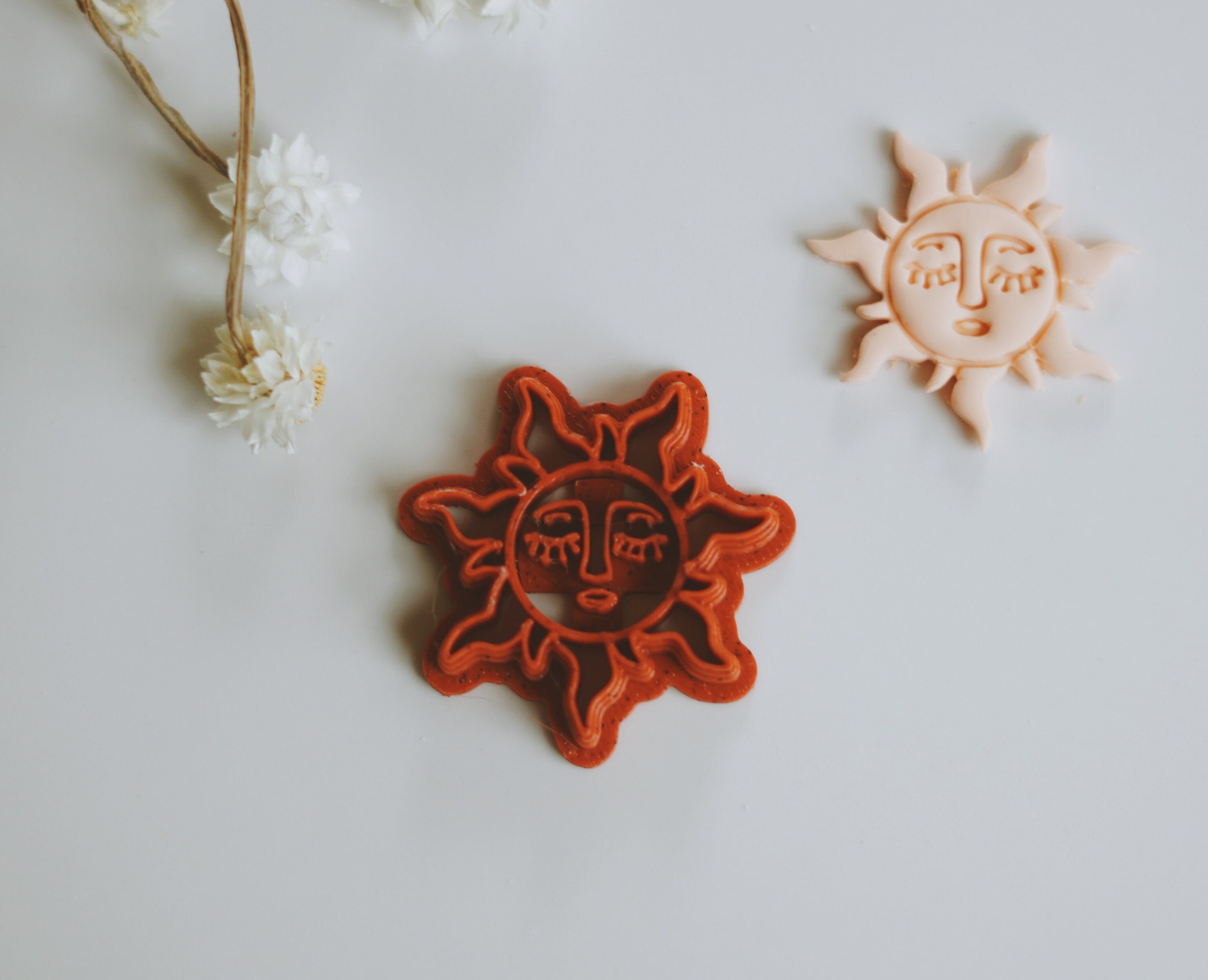 Boho Sun Clay Cutter Sun Face Clay Cutter Fall Autumn - Etsy
