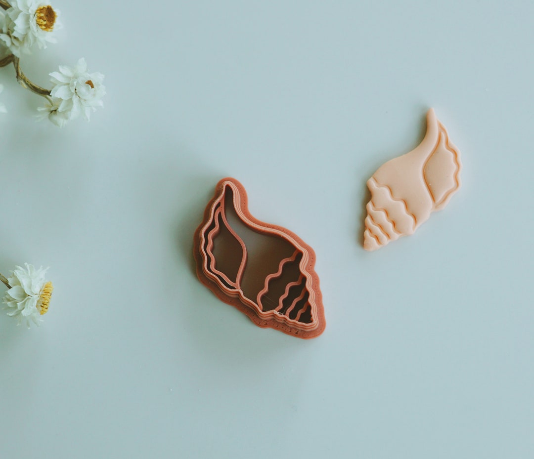 Conch Shell Clay Cutter | Seashell Clay Cutter - Summer Collection ...