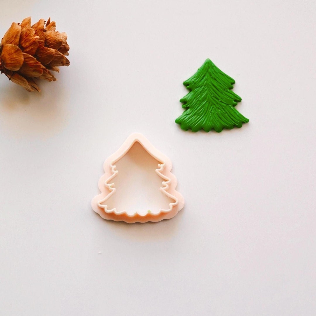 2024 Christmas Tree Cutter #4| Christmas Earring Clay Cutter | Winter ...