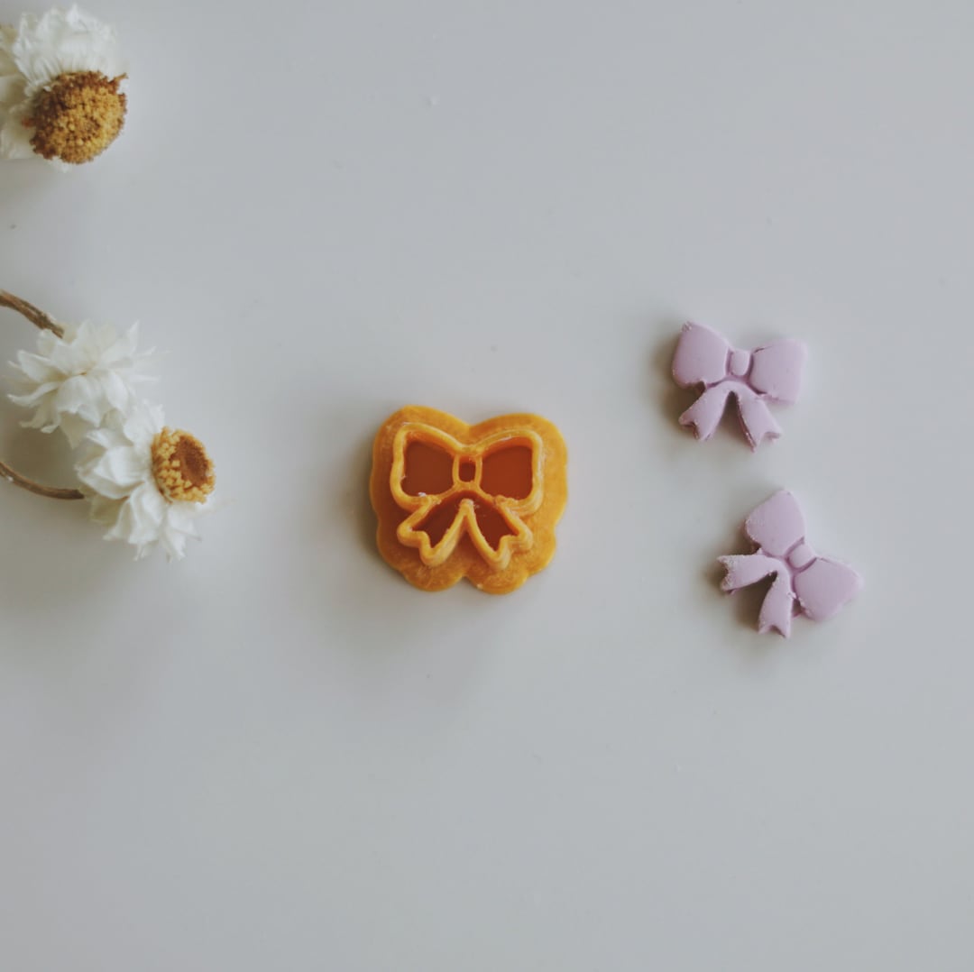 Bow Mini Clay Cutter (stud Size) | Christmas Clay Cutter | Winter ...