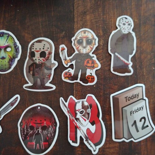 Jason Voorhees Friday the 13th 7 Inch Vinyl Sticker - Etsy