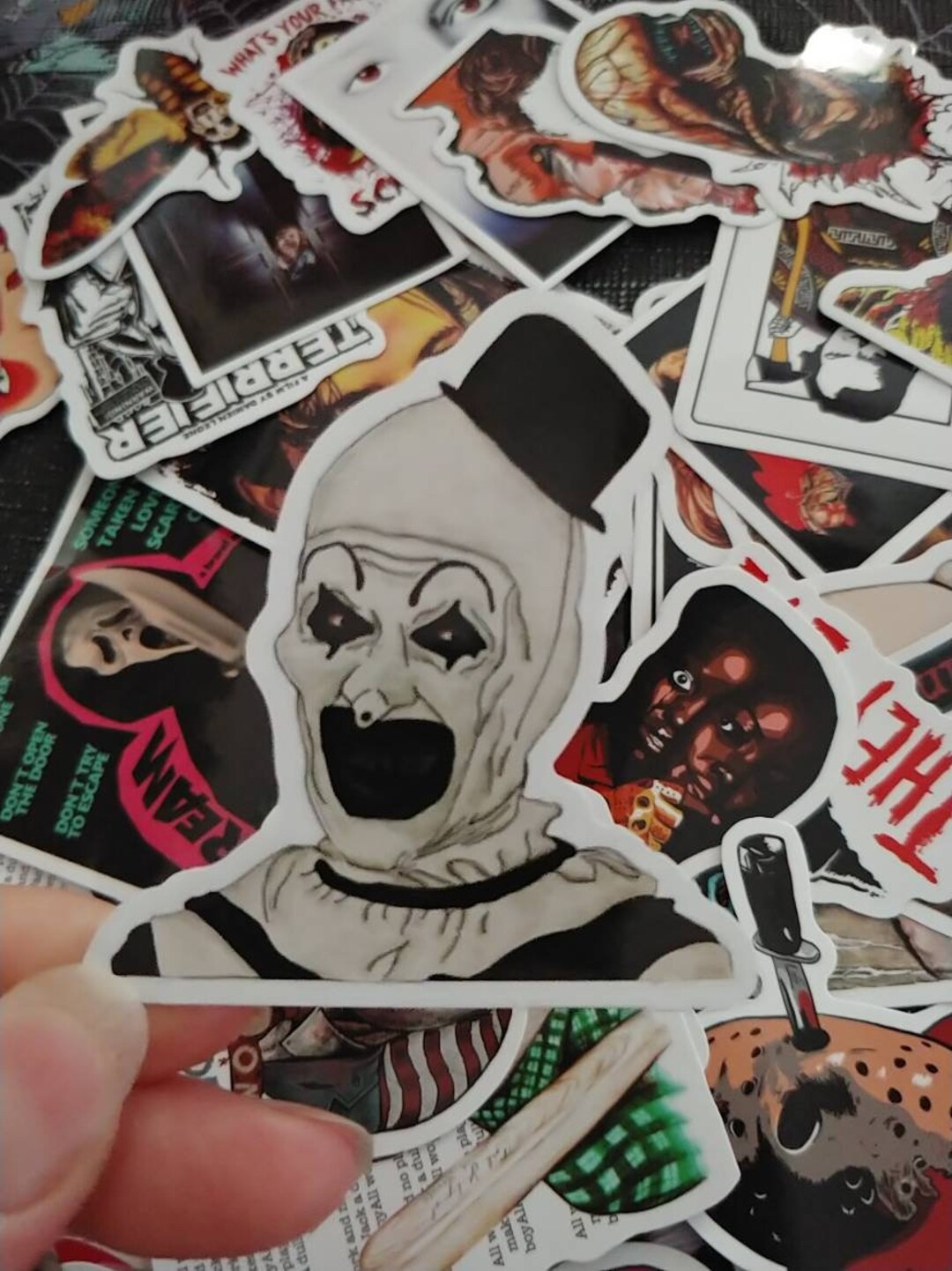 Horror Movie Themed Vinyl Stickers, Choose 2, 5, or 10 RANDOM Stickers ...