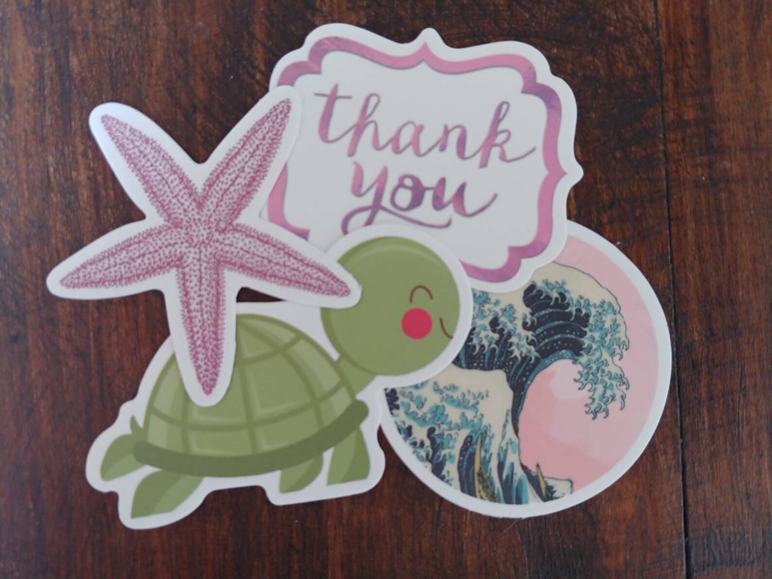 THANK YOU TURTLE Sticker Pack - Etsy