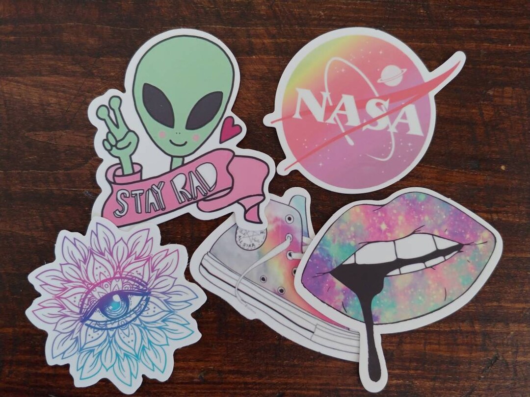 STAY RAD Vinyl Sticker Pack, Scrapbooking, Crafts, Notebooks, Laptops ...
