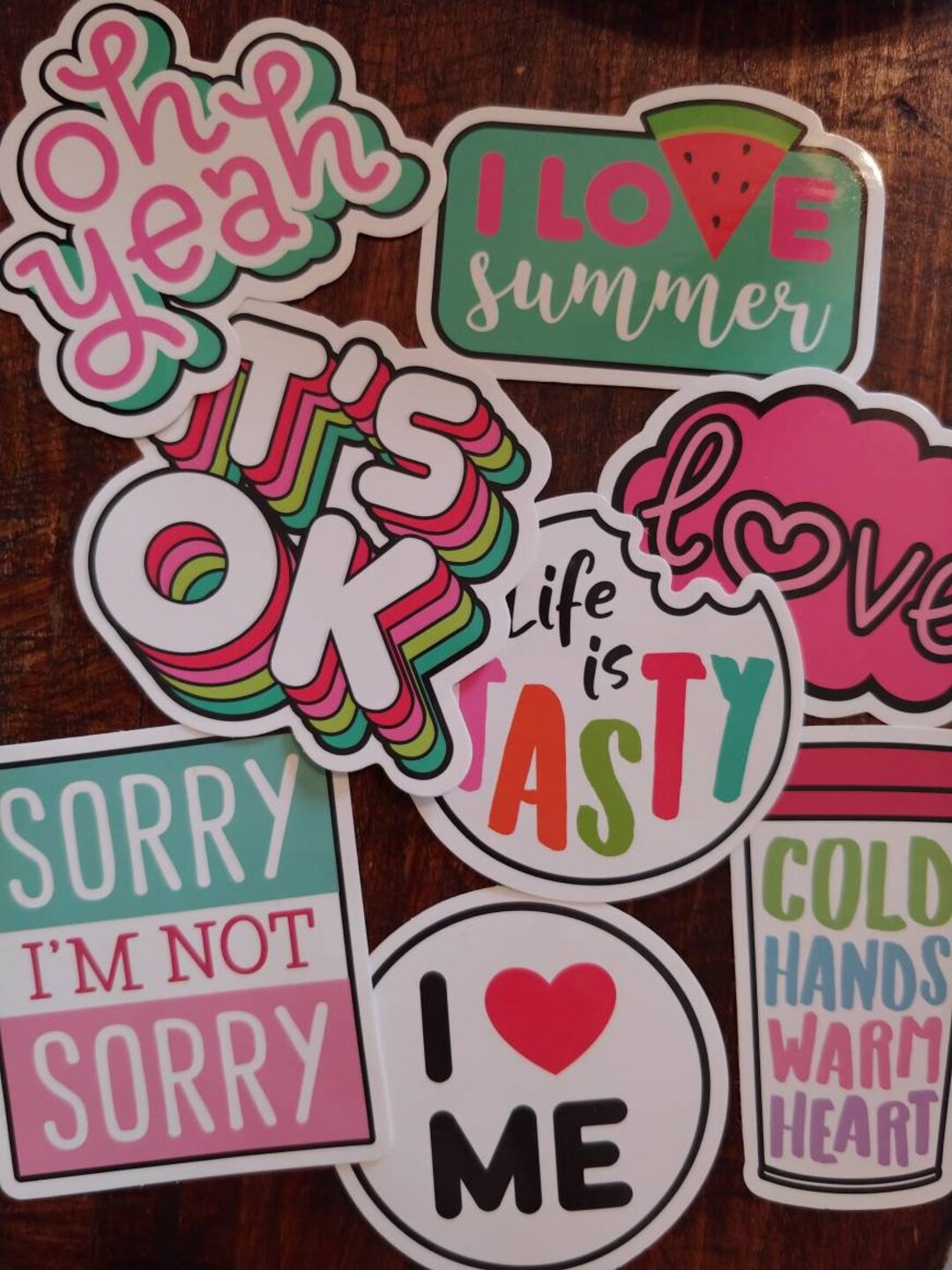 Vinyl Stickers, Phrases & Words, YOU PICK - Etsy