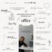 100 Office Instagram Story Sticker Lettering Business Work Remote ...