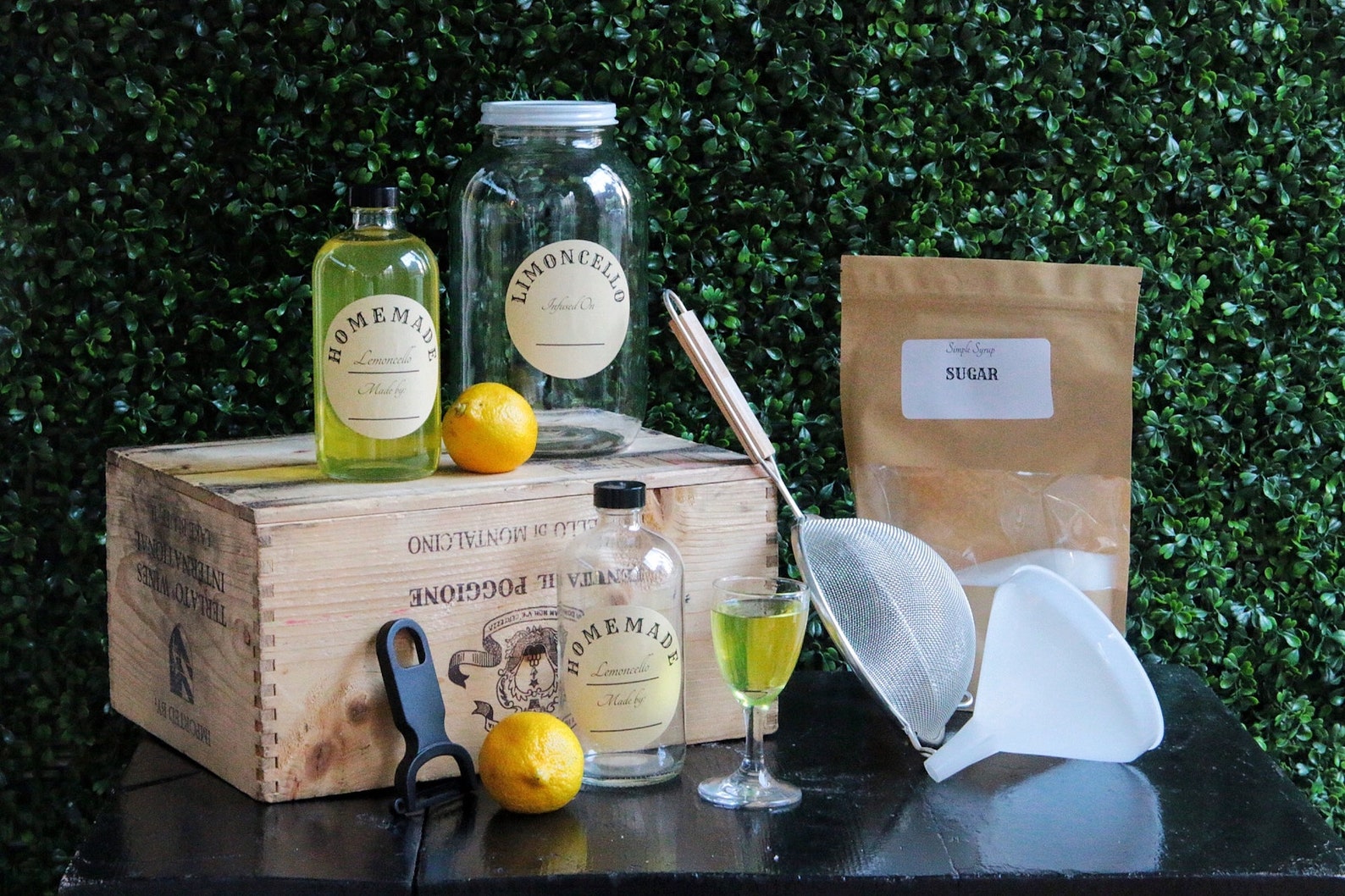Limoncello Making Cocktail Kit | Etsy