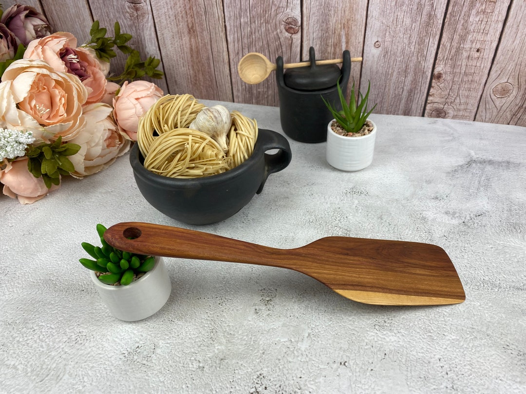 Handmade Wooden Spatula Turner Fruit Tree Plum Tree 29 - Etsy