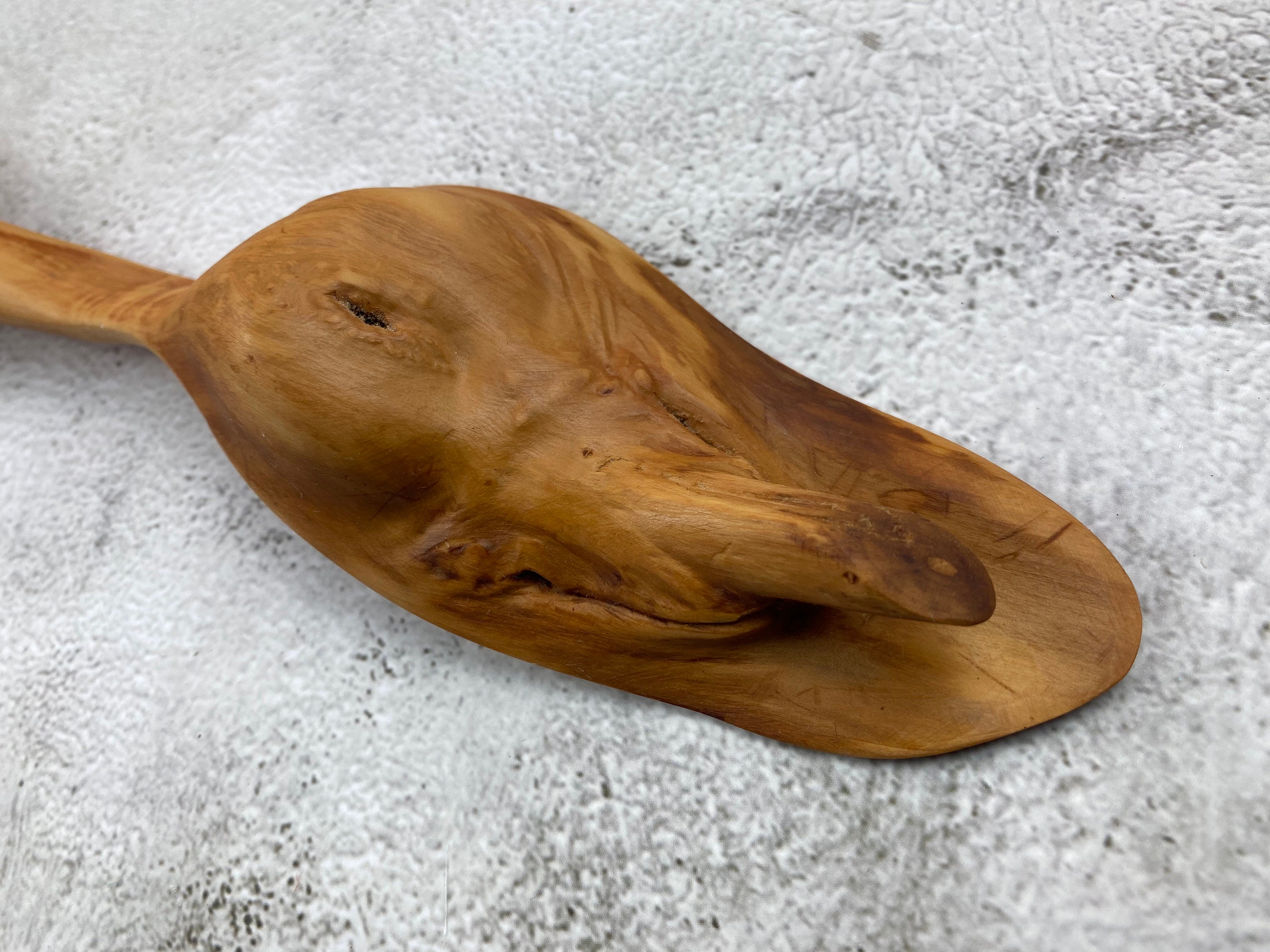 Handmade Wooden Spoon Fruit Tree Apple Tree Collectible - Etsy