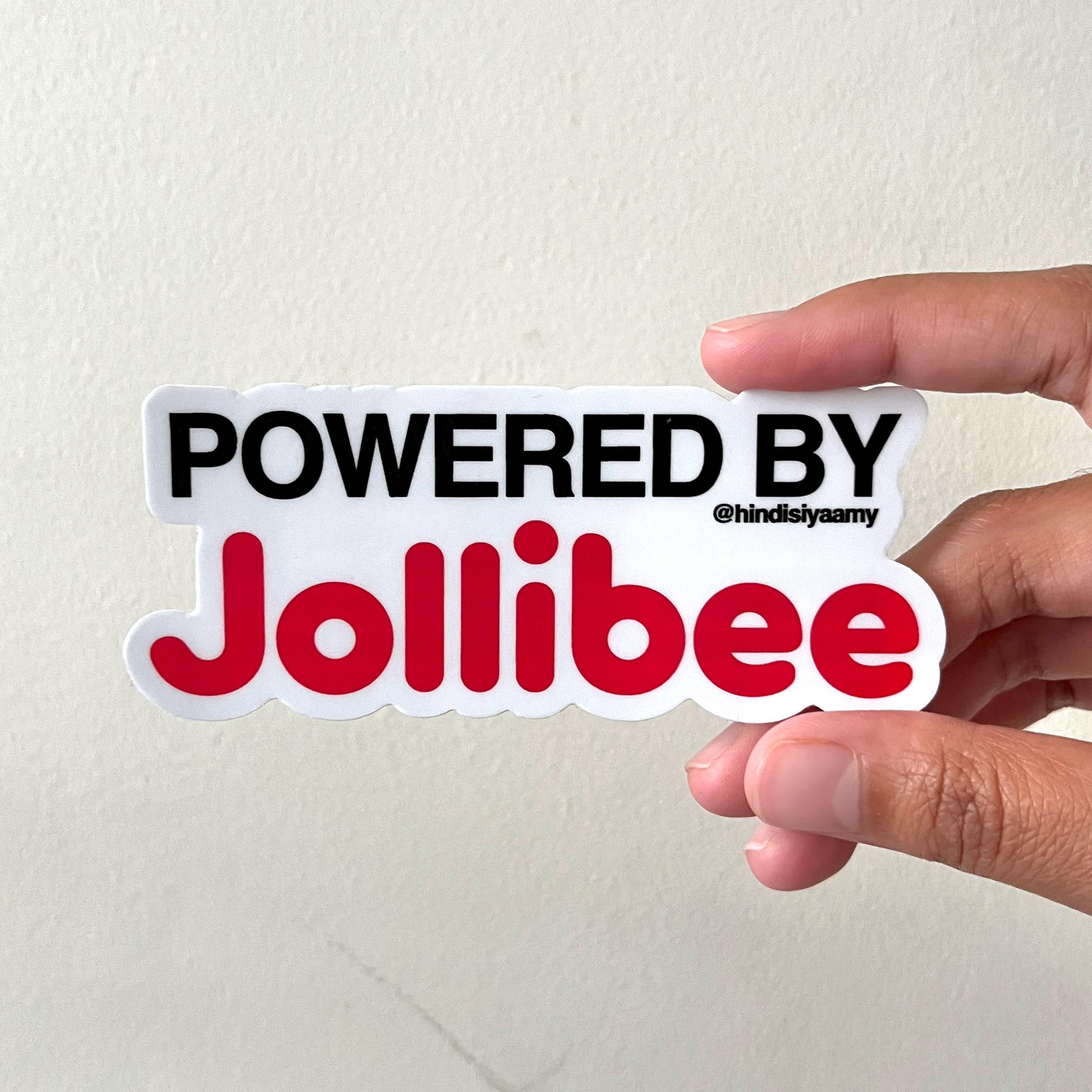 Powered by Jollibee Sticker - Etsy
