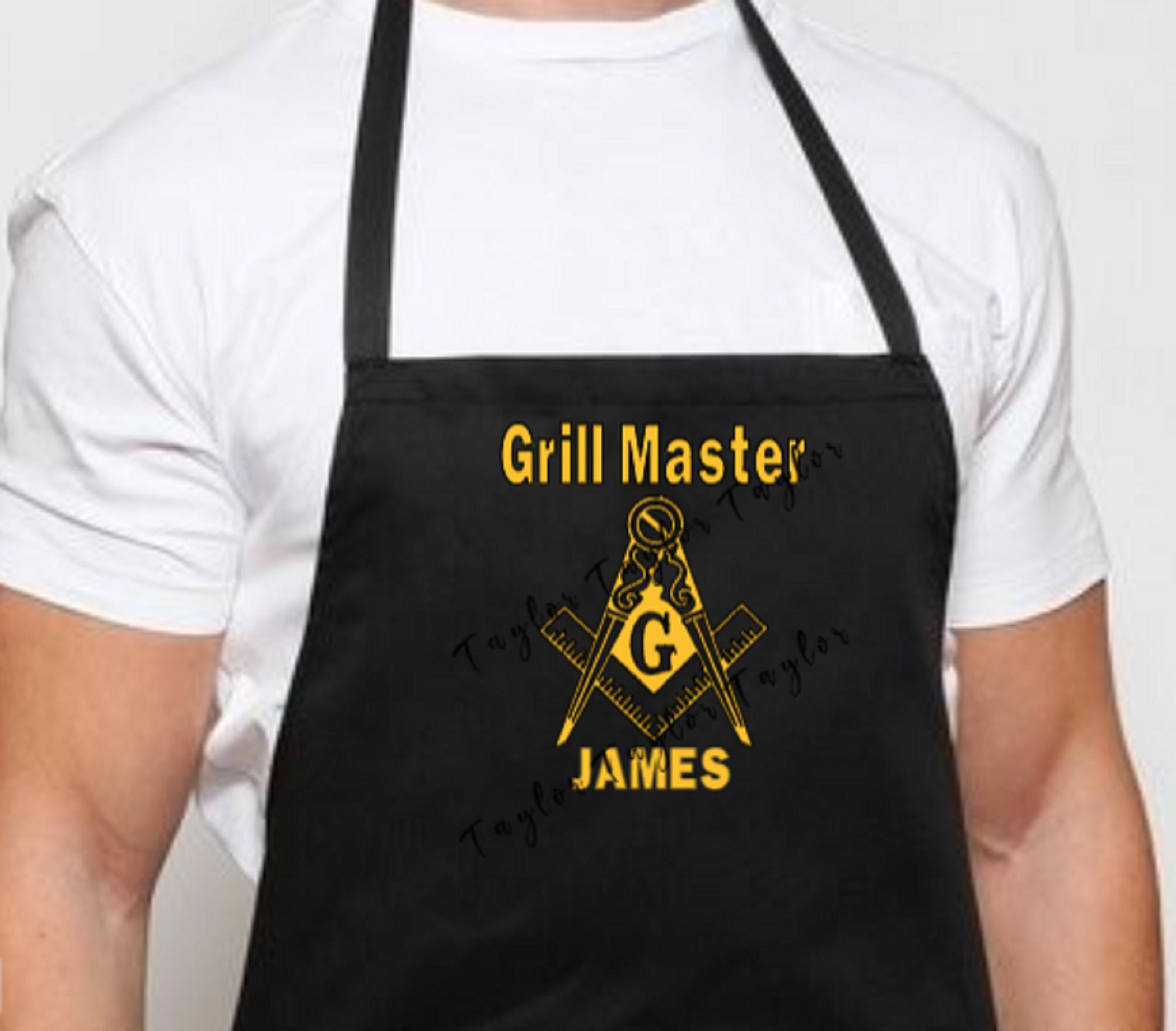Masonic Cooking Apron With Name - Etsy