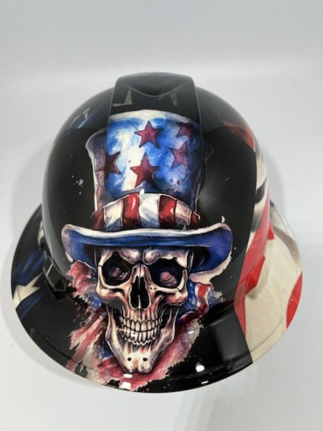 Uncle Sam Bad Ass American Flag Skull - Etsy