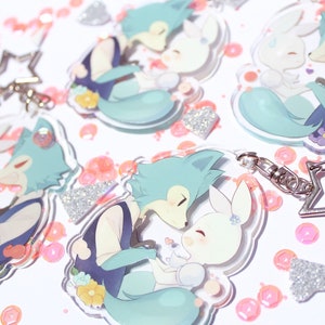 Beastars Acrylic Charm Legoshi X Haru Keychain Legosi X - Etsy