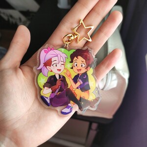 The Owl House Luz Amity Acrylic Keychain Lumity Charm Keychain TOH ...