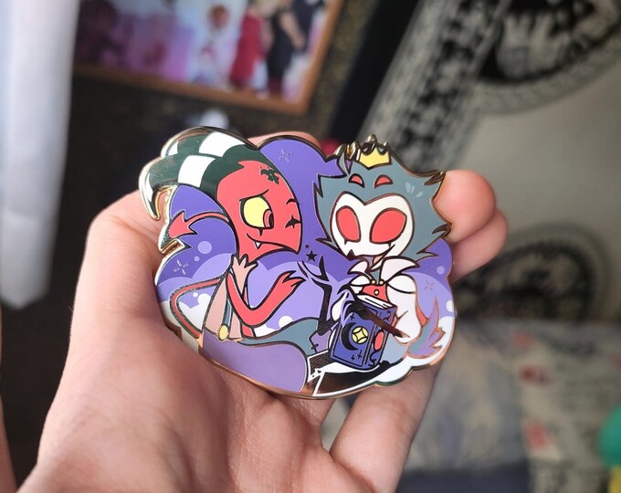 Stolitz Enamel Pin Helluva Boss Blitzo X Stolas Stolitz Pins - Etsy
