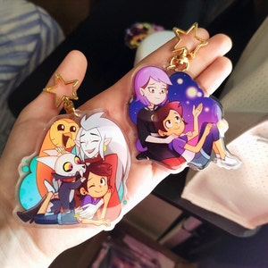 The Owl House Luz Amity Acrylic Keychain Lumity Charm Keychain TOH ...