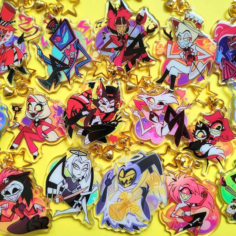 Hazbin Hotel Themed Keycaps - Etsy Canada