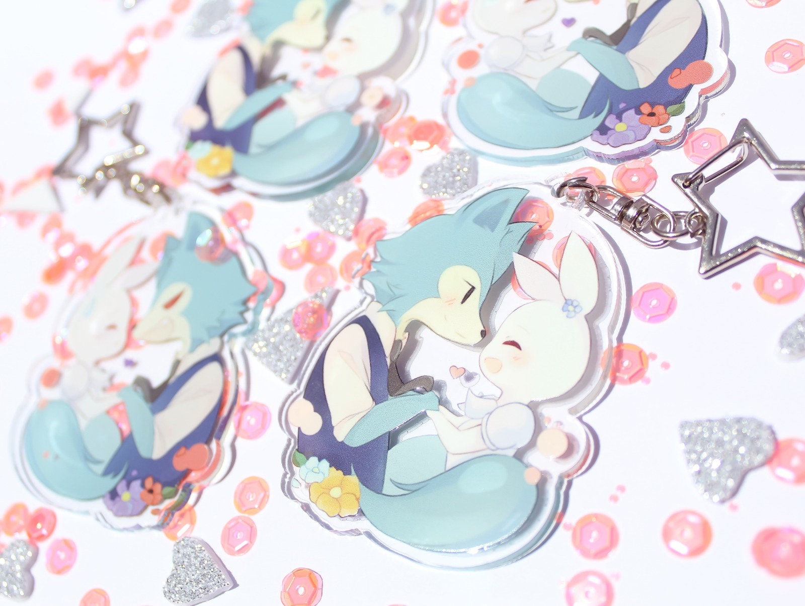 Beastars Acrylic Charm Legoshi X Haru Keychain Legosi X - Etsy