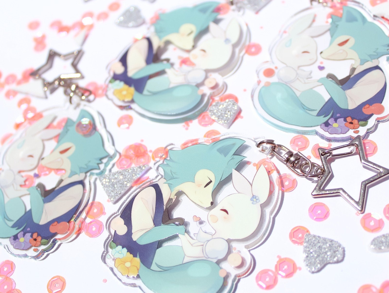 Beastars Acrylic Charm Legoshi X Haru Keychain Legosi X - Etsy