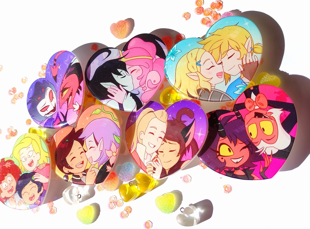 Gloss Epoxy Acrylic Pins Bubbline Lumity Catradora Helluva Boss Stolitz ...