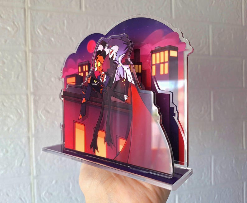 Stolitz Moon Acrylic Standee Helluva Boss Blitzo X Stolas Standees ...