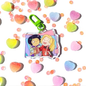 Amphibia Acrylic Keychains Anne Sasha Marcy Charm Keychain Sashannarcy ...