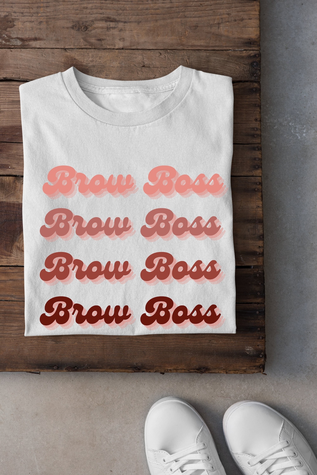 Brow Boss Boho Retro Tshirt ,brow Artist Shirt, Brow Boss Shirt, Brow ...