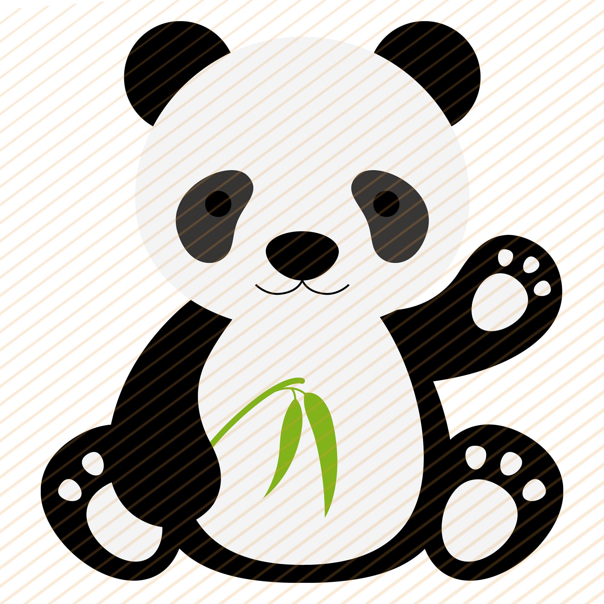 Panda Printable Nursery Wall Art Decor Woodland Animals | Etsy