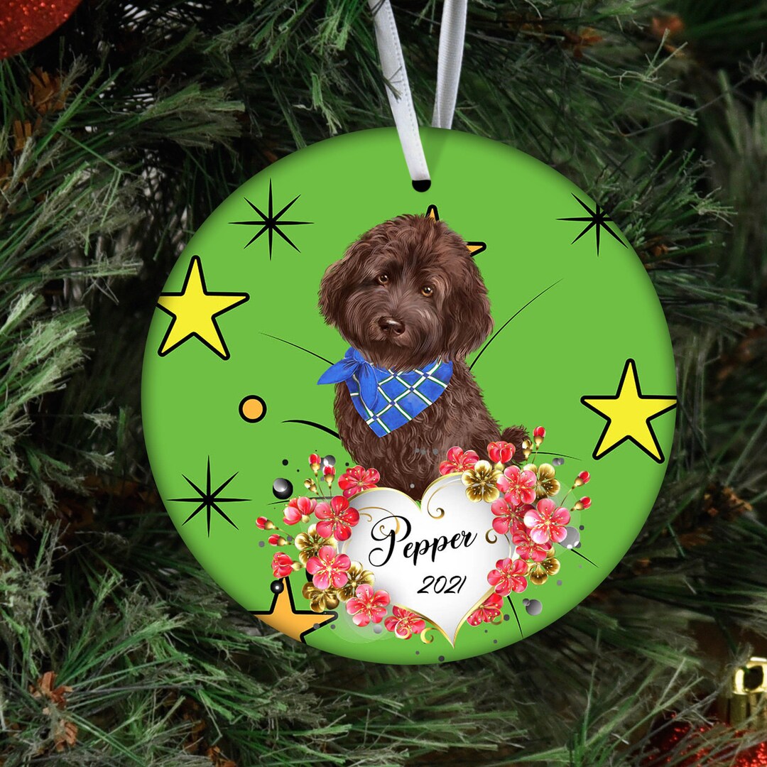 Goldendoodle Ornaments. Golden Doodle Ornament. Personalized Doodle ...