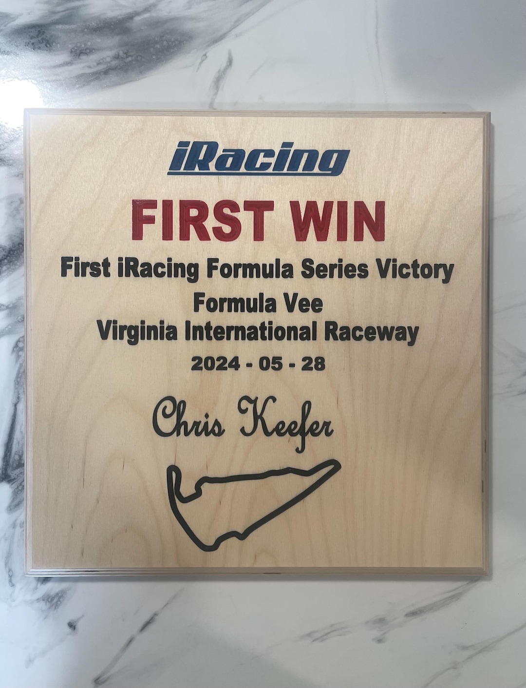 Custom Engraved Iracing Win Certificates - Etsy