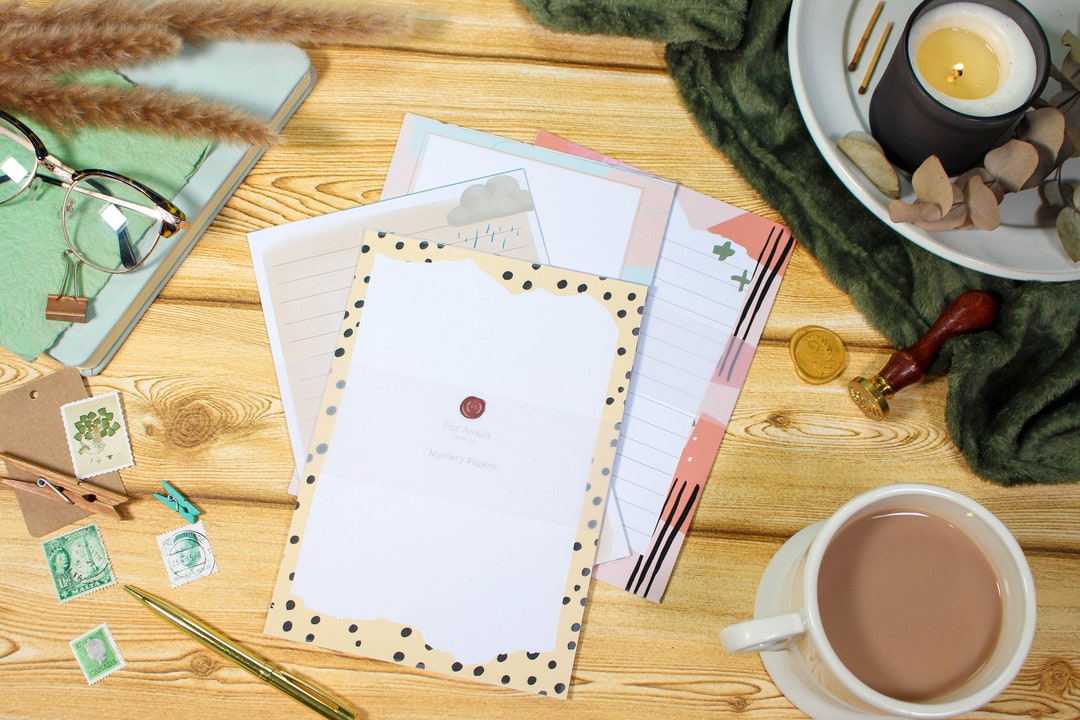 MYSTERY PAPERS- Writing Paper- Stationery - Letter Writing - Penpal ...