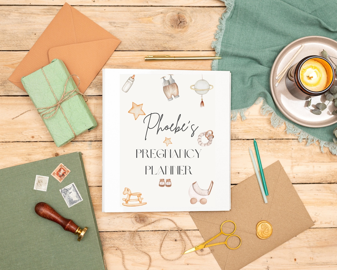 Personalised Pregnancy Planner - Pregnancy Journal - Pregnancy Journals ...