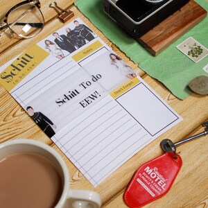 Schitt to Do- Eew to Do List | Schitts Creek | Par Avion Paper - Etsy