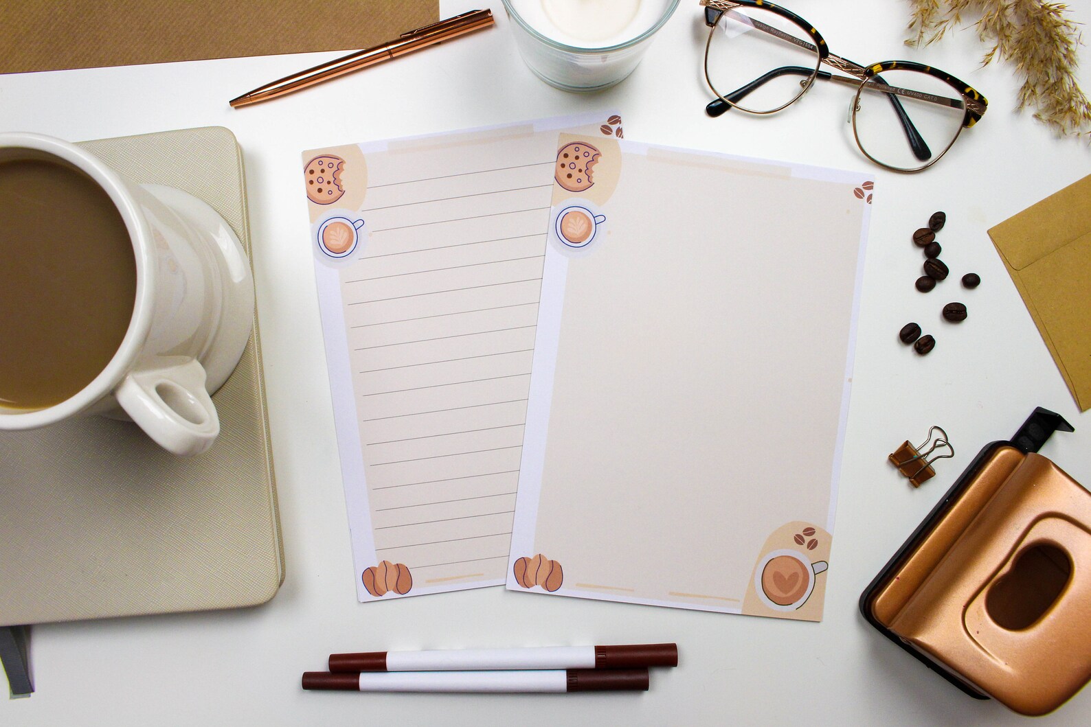 The Venti Writing Paper Stationery Letter Writing Penpal - Etsy