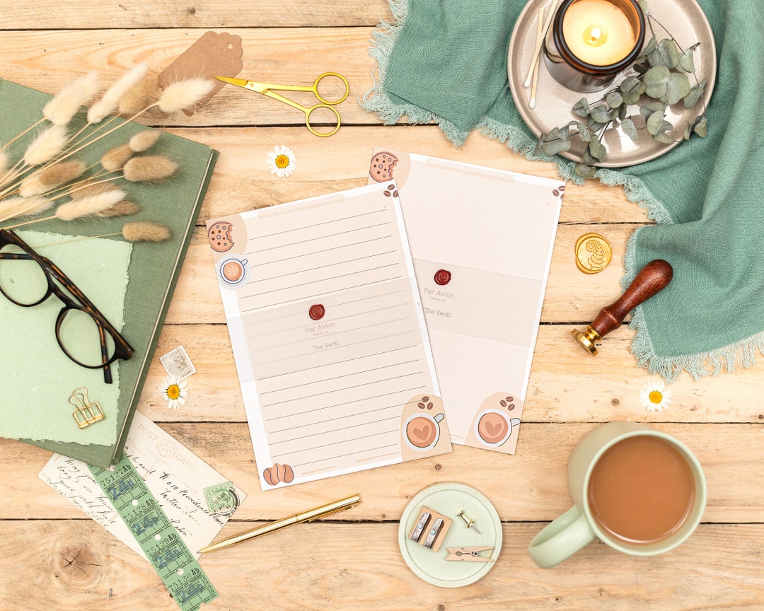 The Venti Writing Paper- Stationery - Letter Writing - Penpal Paper ...