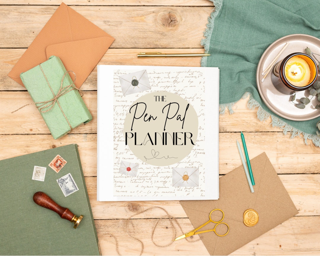 The Pen Pal Planner- Snail Mail - Pen Pal Tracker - Organiser - Letter ...