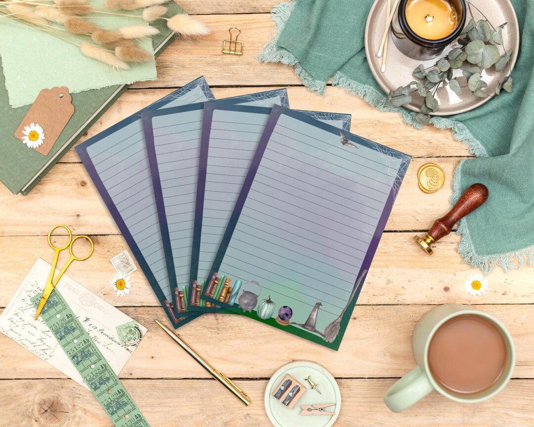 Witches Brew - Writing Paper - Stationery - Snail Mail - Letter Writing ...
