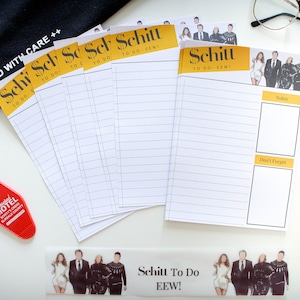 Schitt to Do- Eew to Do List | Schitts Creek | Par Avion Paper - Etsy