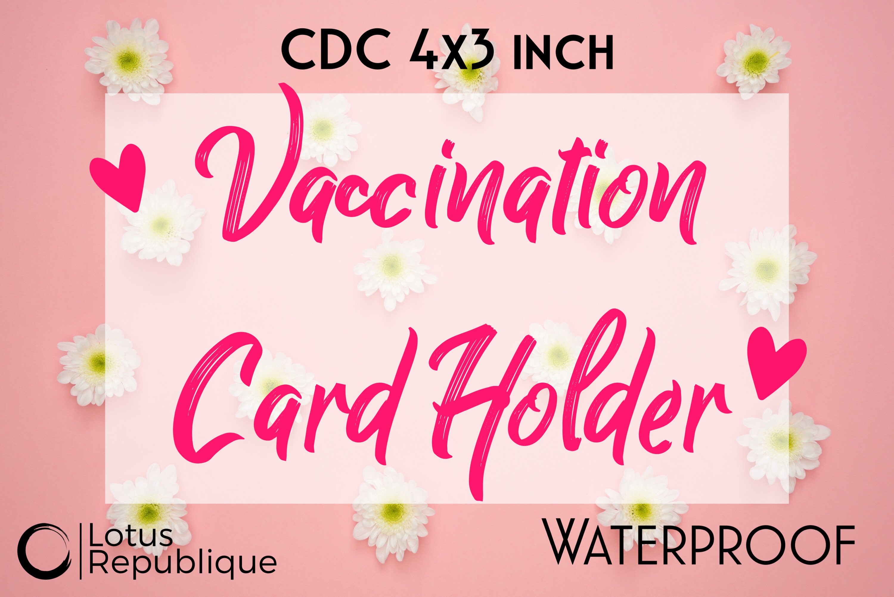 CDC Vaccination Cardholder the Blank CDC Card is NOT - Etsy