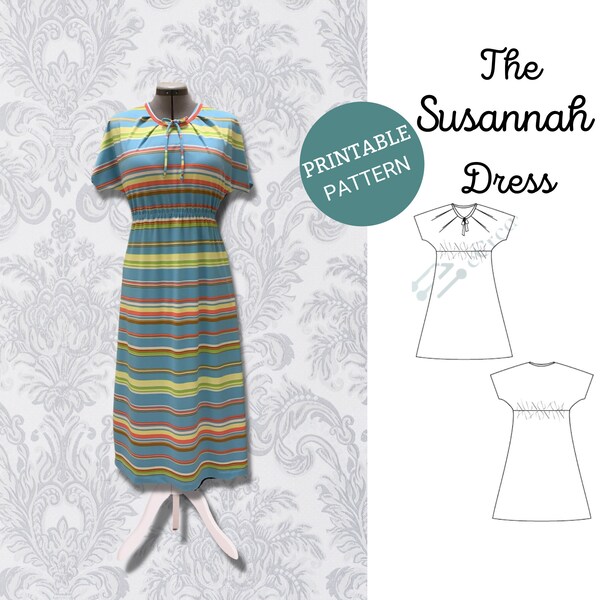 Modest Dress Pattern - Etsy