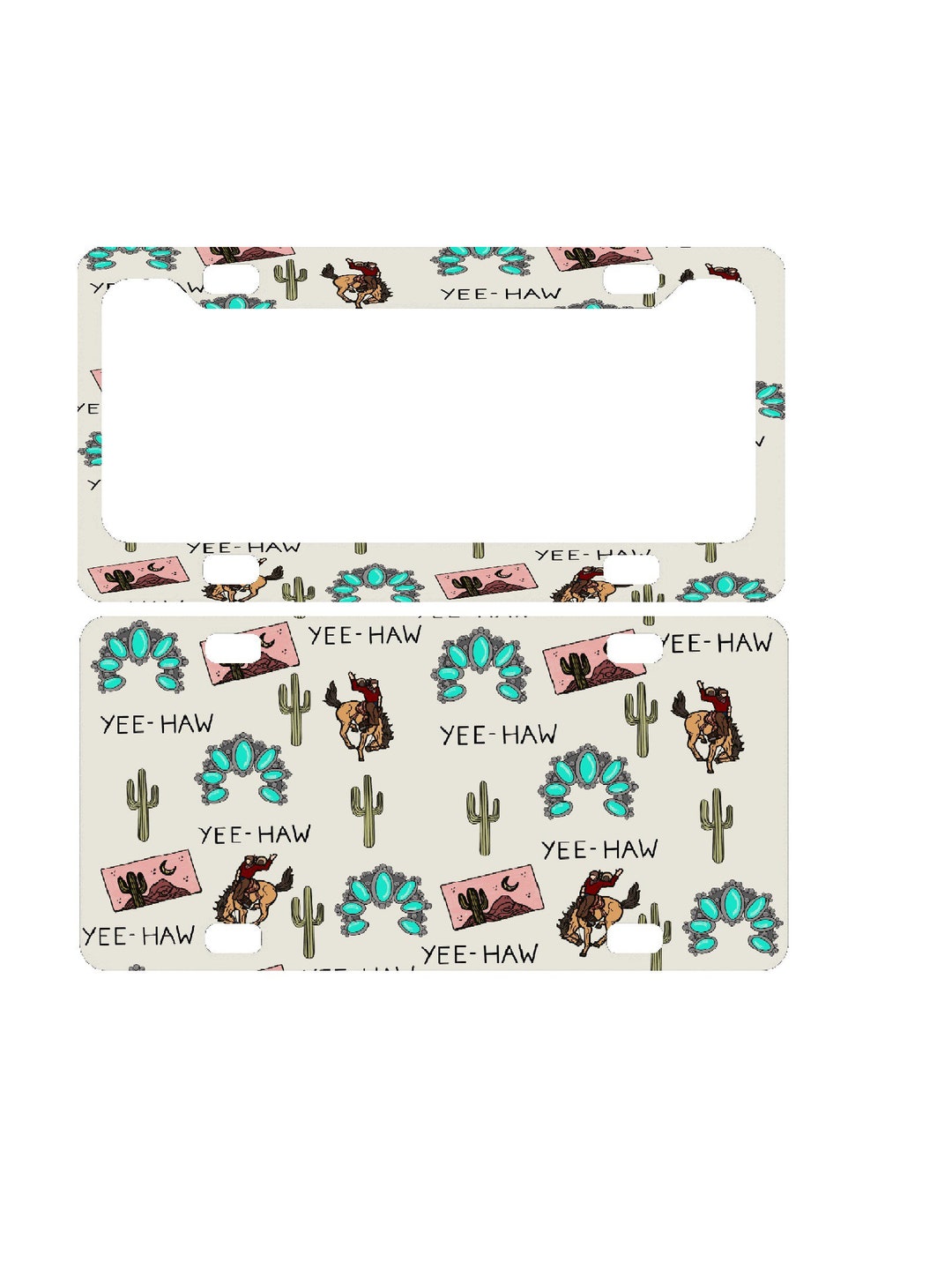 Western License Plate. Western License Frame. Western Car Accessories ...