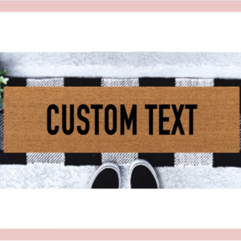 Custom Slim Door Mats - Etsy
