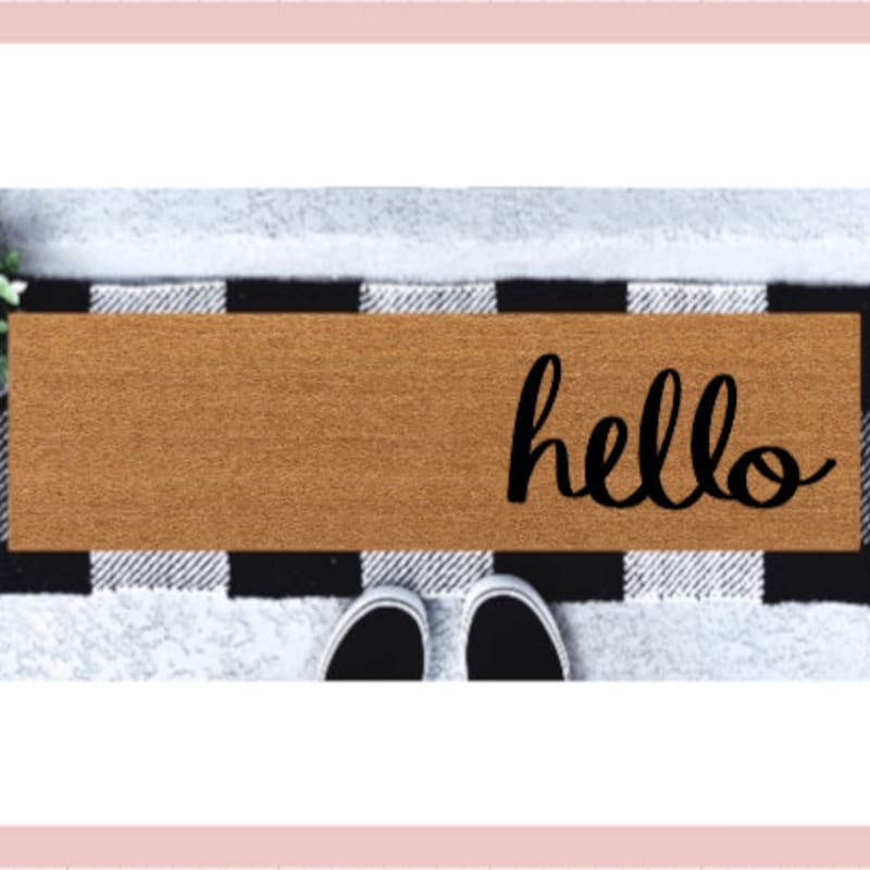 Mini Welcome Mat - Etsy