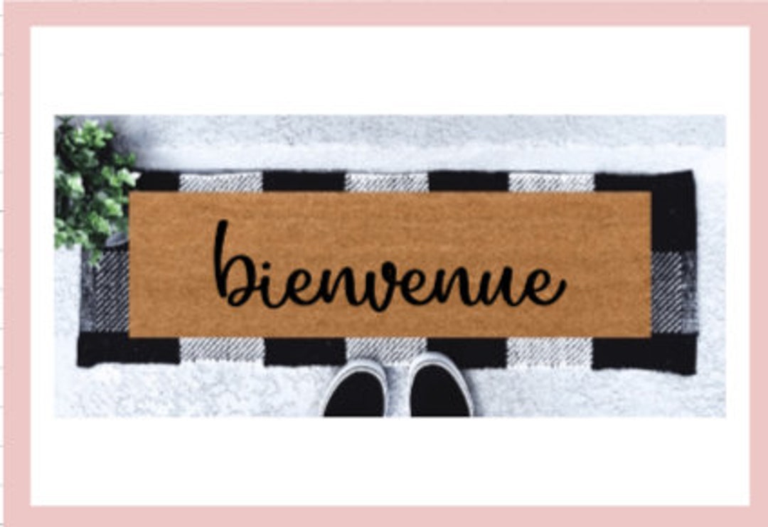 Bienvenue Doormat | Welcome Mat | Bienvenue | French Gift | French ...