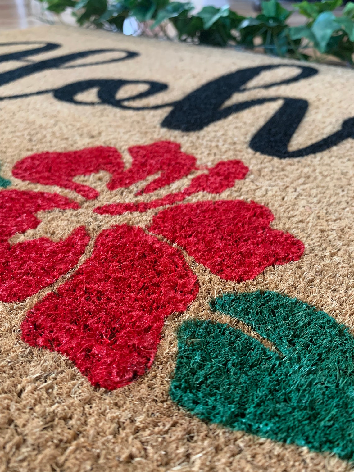 Aloha Doormat Hawaiian Doormat Hibiscus Mat Welcome Mat - Etsy