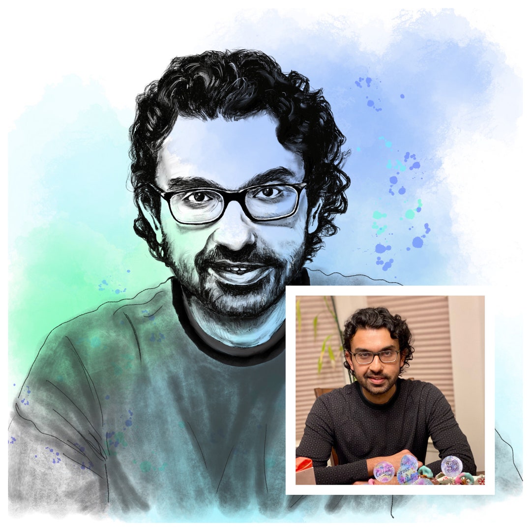 Custom Portrait, Portrait Sketch, Made-to-order Sketch, Digital ...