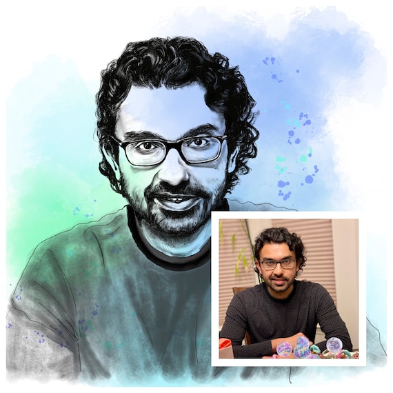 Custom Portrait Portrait Sketch Made-to-order Sketch - Etsy