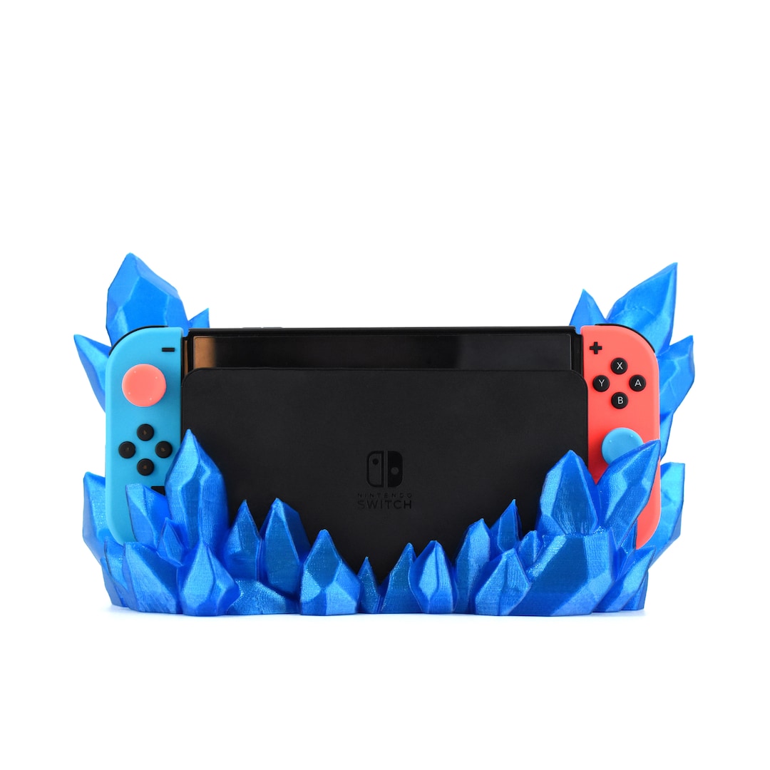 Nintendo Switch Crystal Dock - 3D Printed Display Stand in 30+ Vibrant ...